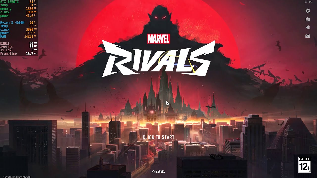 Marvel Rivals on Ryzen 4600H GTX 1650 TI - YouTube