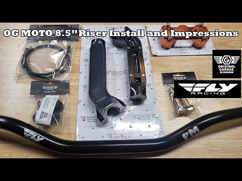 OG Moto 8.5 Inch Risers Install Street Bob 114 - YouTube