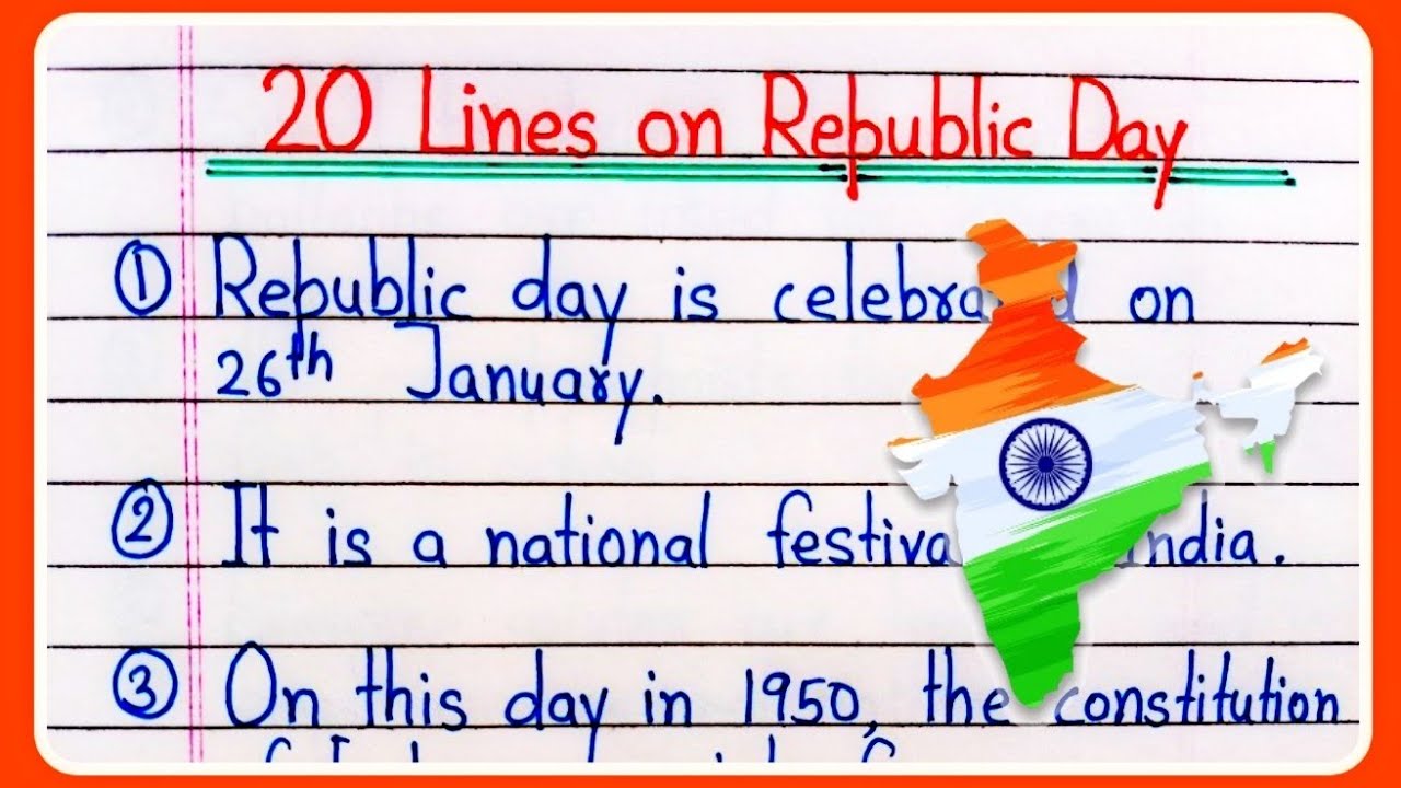 20 lines on Republic day in English | Republic day essay 20 lines ...