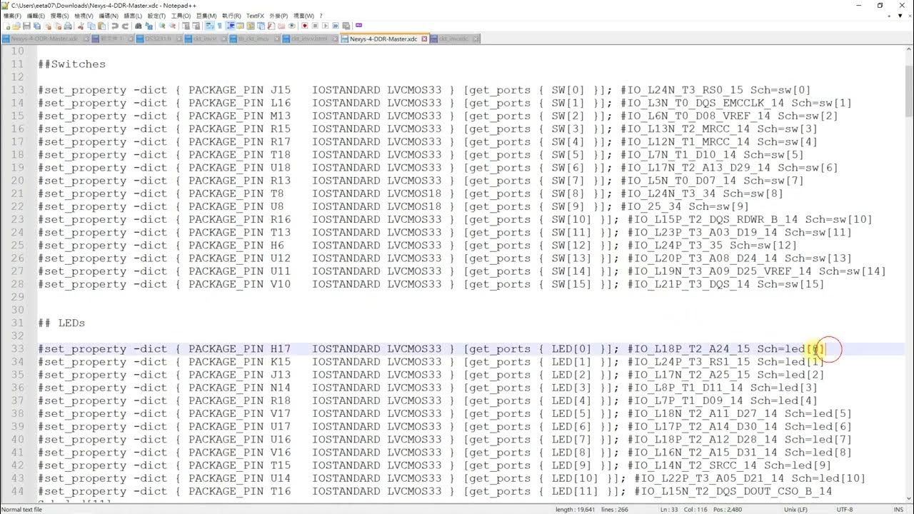 Create XDC file form official template - YouTube