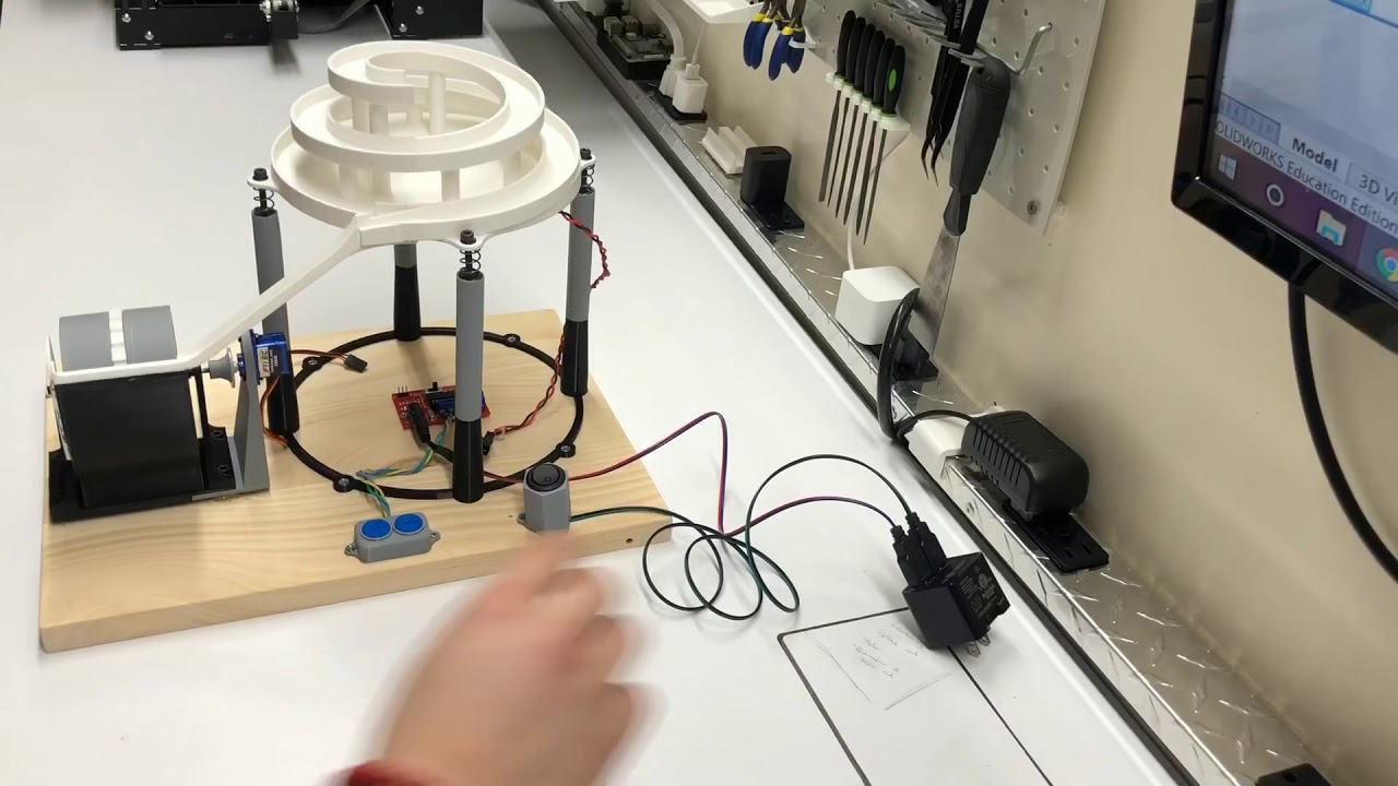 Junior Design - Automatic Resistor Sorting Machine [James Voss] - YouTube