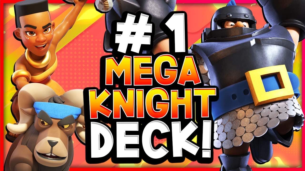 OP MEGA KNIGHT RAM RIDER DECK! - CLASH ROYALE - YouTube