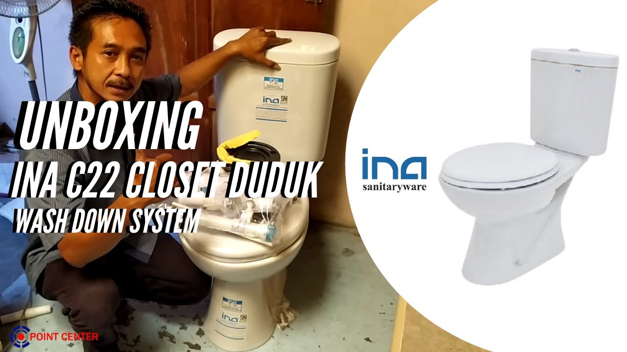 Unboxing INA C22 Monoblok Closet Duduk Wash Down System - YouTube