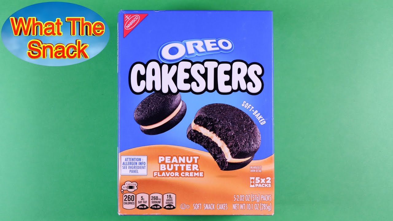 Oreo Cakesters Peanut Butter Creme - YouTube