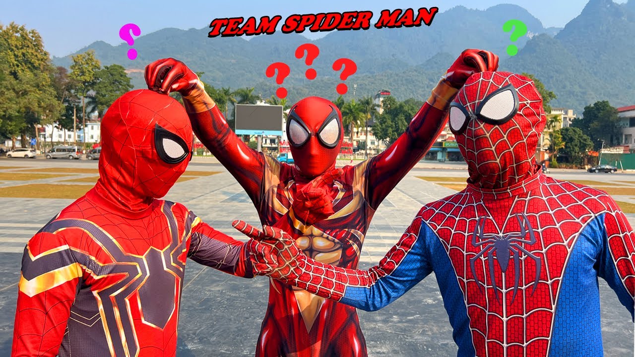TEAM SPIDER-MAN vs ALIEN SUPERHERO | WHo Is The REAL SPIDER-MAN ...