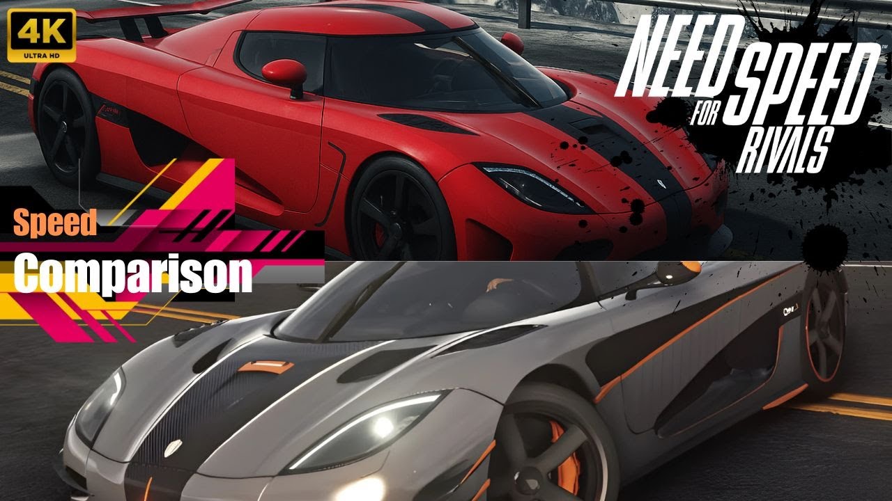 NFS™ Rivals Koenigsegg Agera R Vs Koenigsegg One:1 | 4K Gameplay PC ...