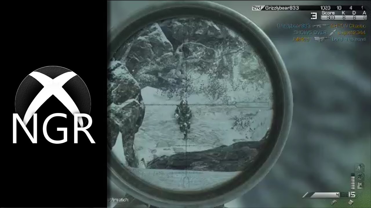 Xbox One - CoD Ghosts Sniping Gameplay - YouTube