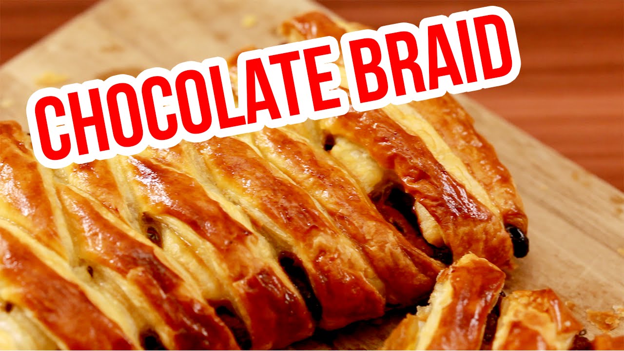 Chocolate braid | Three ingredients - YouTube