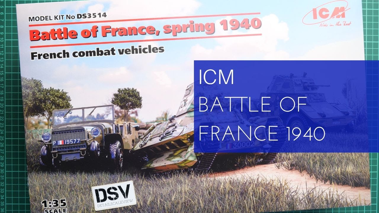 ICM 1/35 Battle of France Spring 1940 (DS3514) Review - YouTube