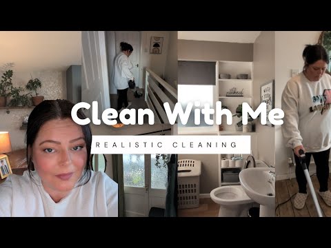 Realistic and relaxed cleaning | Clean with me | Real time cleaning ...