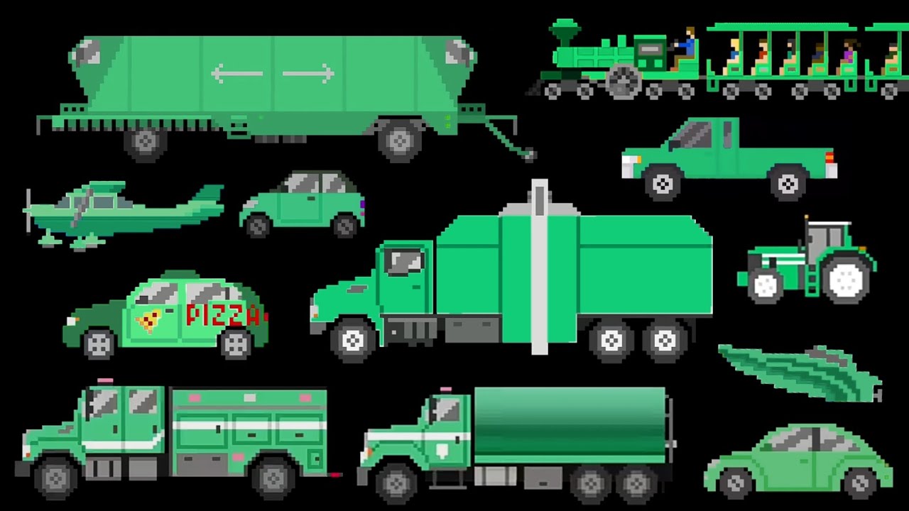 Emerald Vehicles - @TheKidsPictureShow - YouTube