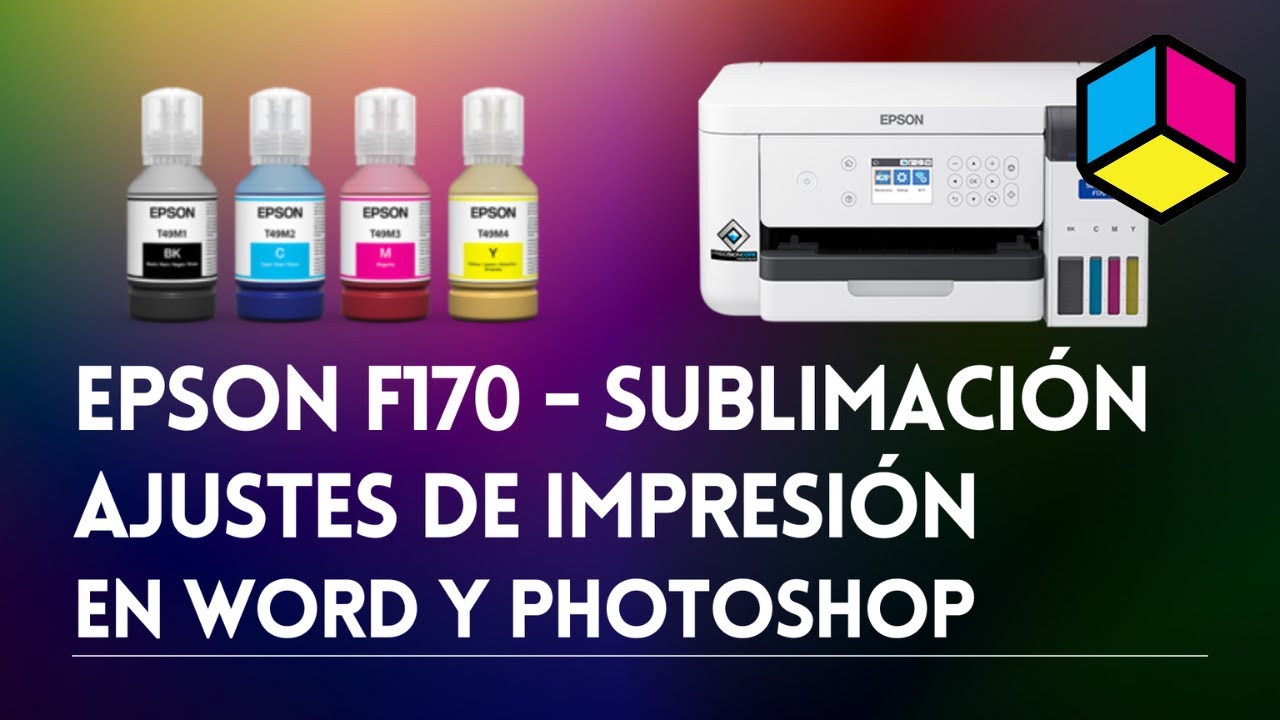 🖨️ F170 / F100 - Ajustes de impresión en Photoshop y Word para tener ...