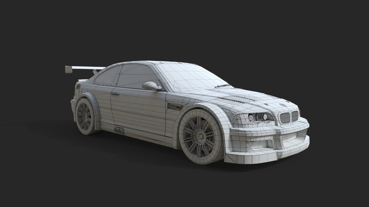 Battle-Scarred BMW M3 GTR - Geo & Textures Breakdown - YouTube