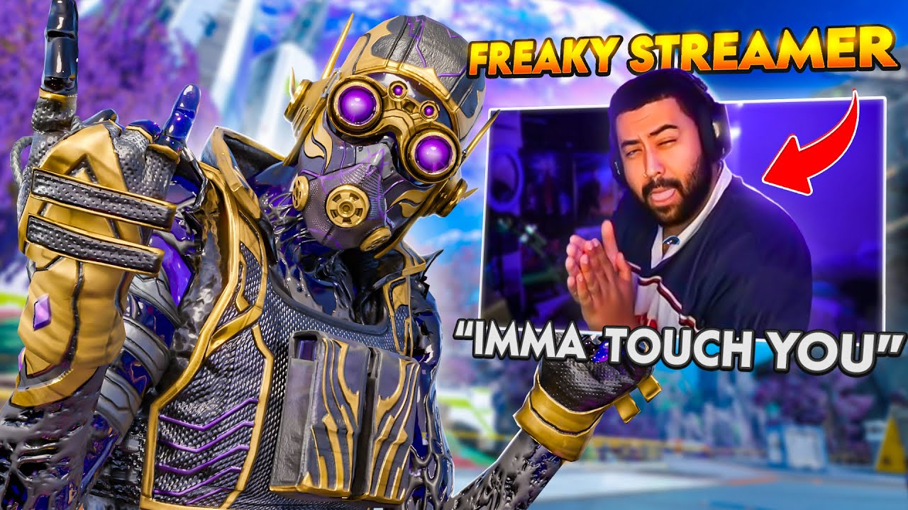 Streamer tries to get 𝓯𝓻𝓮𝓪𝓴𝔂 with me on Apex... - YouTube