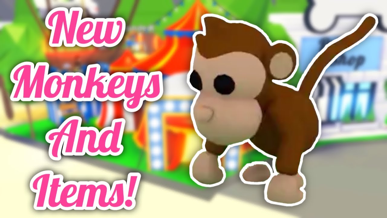 I Spent ALL MY MONEY On NEW MONKEY PETS! Adopt Me Update - YouTube