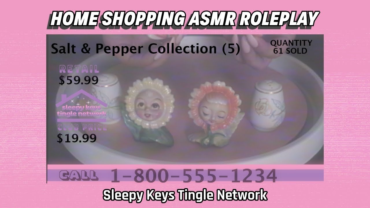 Vintage VHS ASMR: Home Shopping Network Roleplay | Tapping & Soft Spoken Relaxation - YouTube