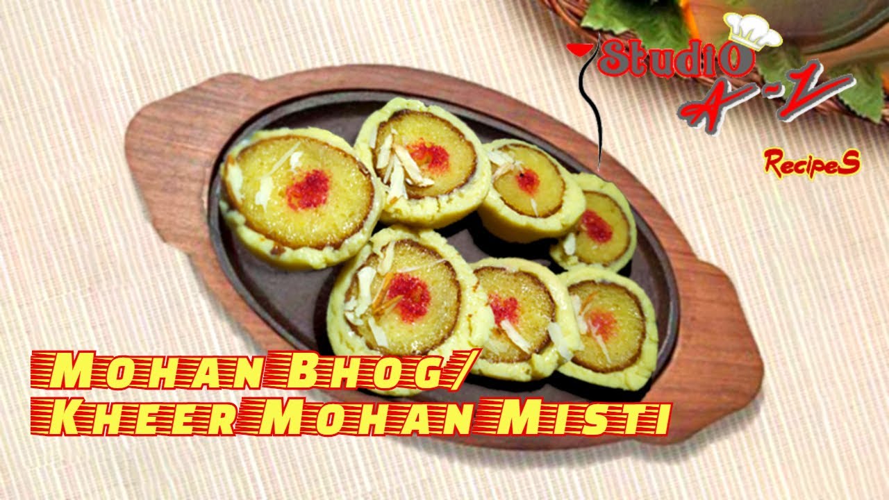 Mohan Bhog Misti recipe | Studio AZ - YouTube