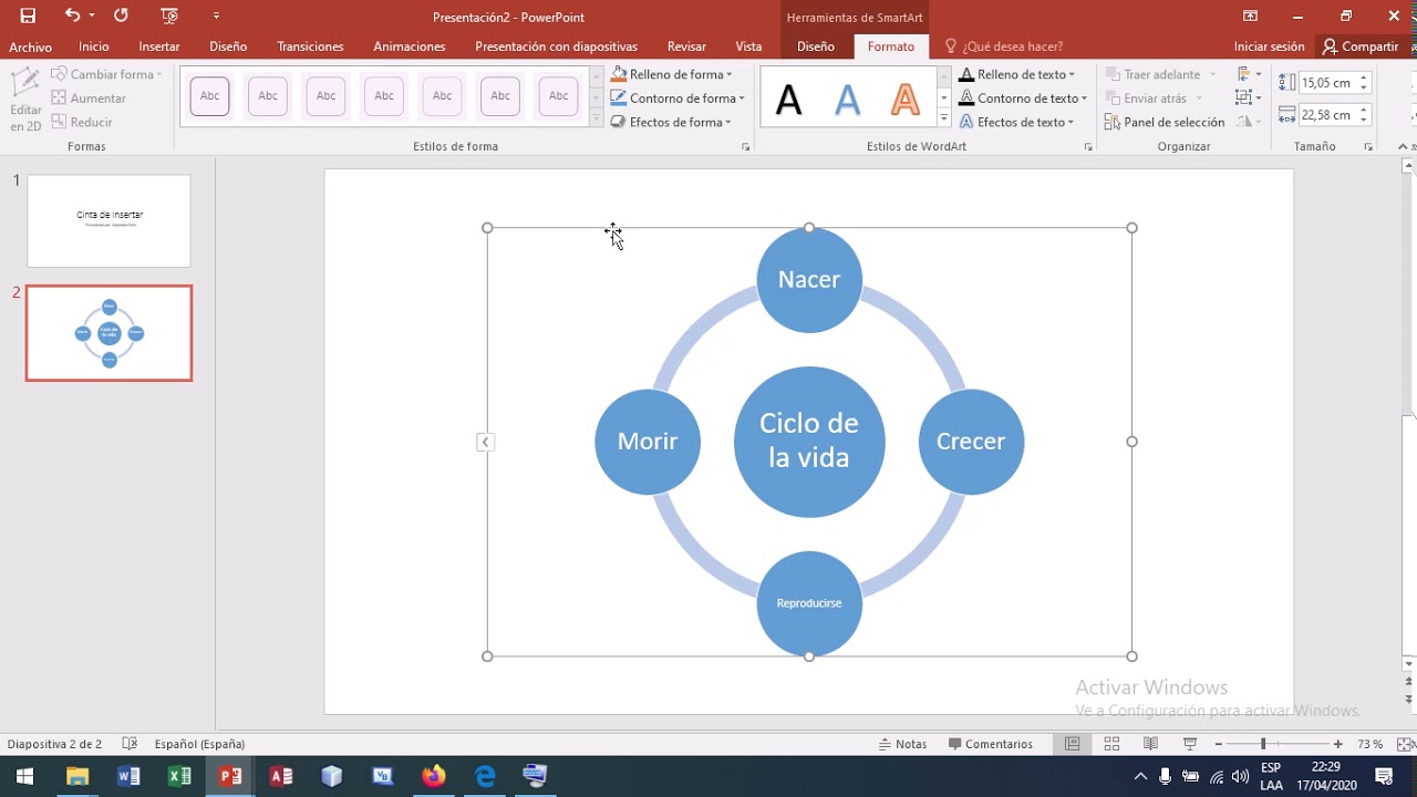 SmartArt en PowerPoint - YouTube