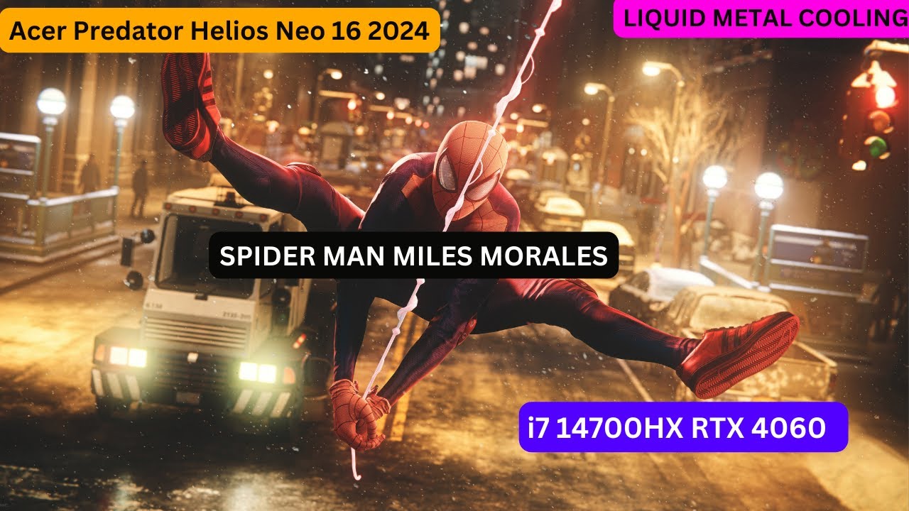 Marvel's Spider Man Miles Morales ON ACER PREDATOR HELIOS NEO 16 2024 ...