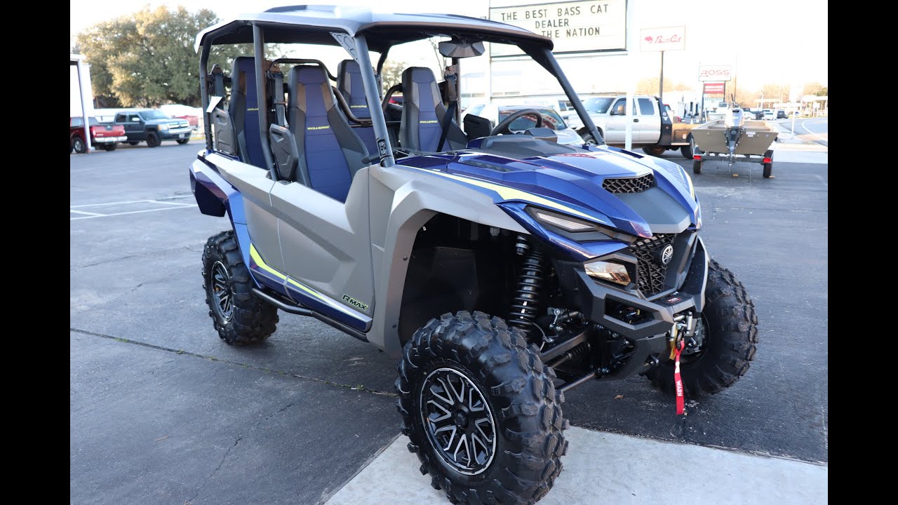 Yamaha RMAX4 1000 Special Edition (SILVER/BLUE) - YouTube