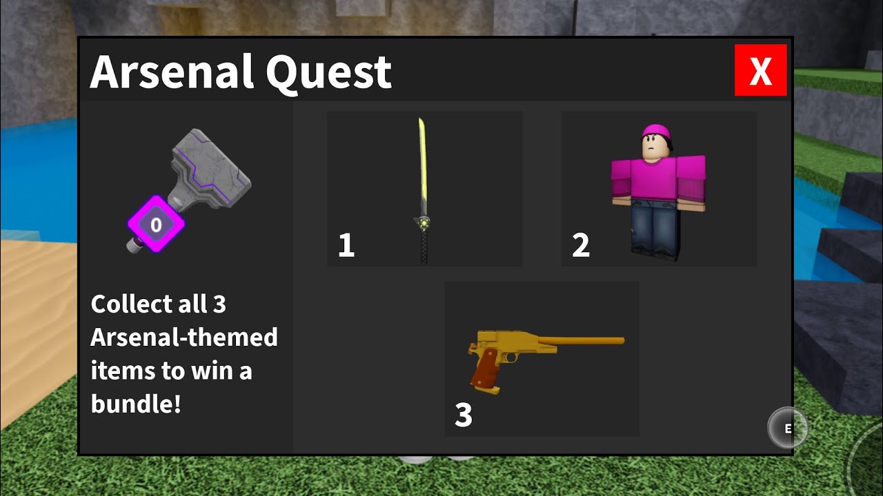 ALL 3 ARSENAL QUEST ITEMS IN FLEE THE FACILITY 2025 - YouTube