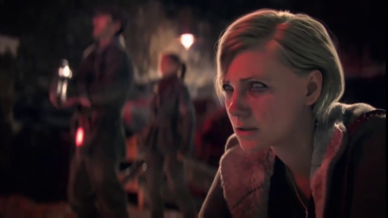 Marie Fischer says Fuck during the WWII Zombies Cutscene - YouTube