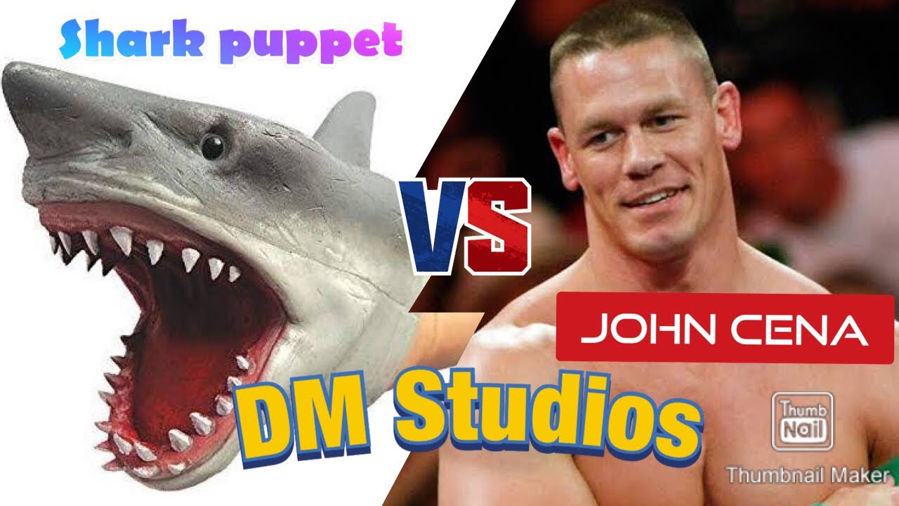 John Cena vs shark puppet - YouTube