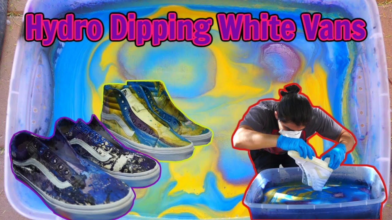HYDRO DIPPING WHITE VANS! - YouTube