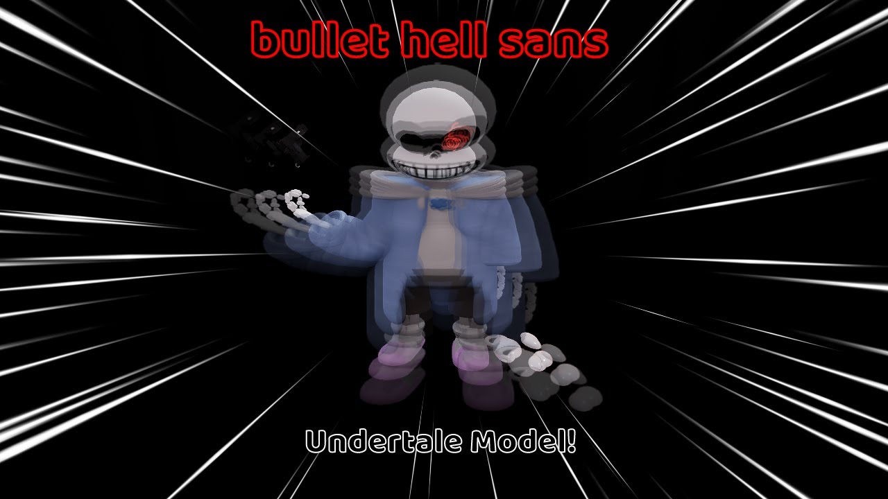 Bullet Hell Sans... | OC Model | Roblox | - YouTube