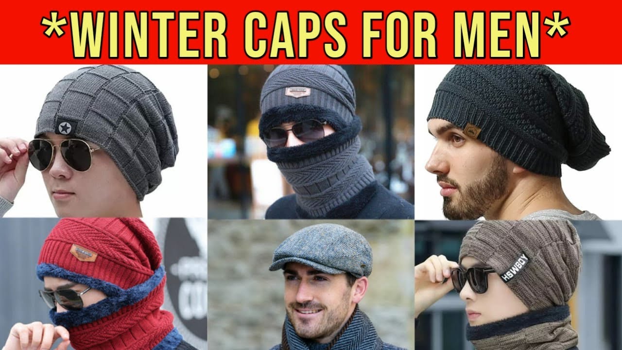 Winter Woolen Cap Designs For Men|| Best Woolen Caps For Winters ...