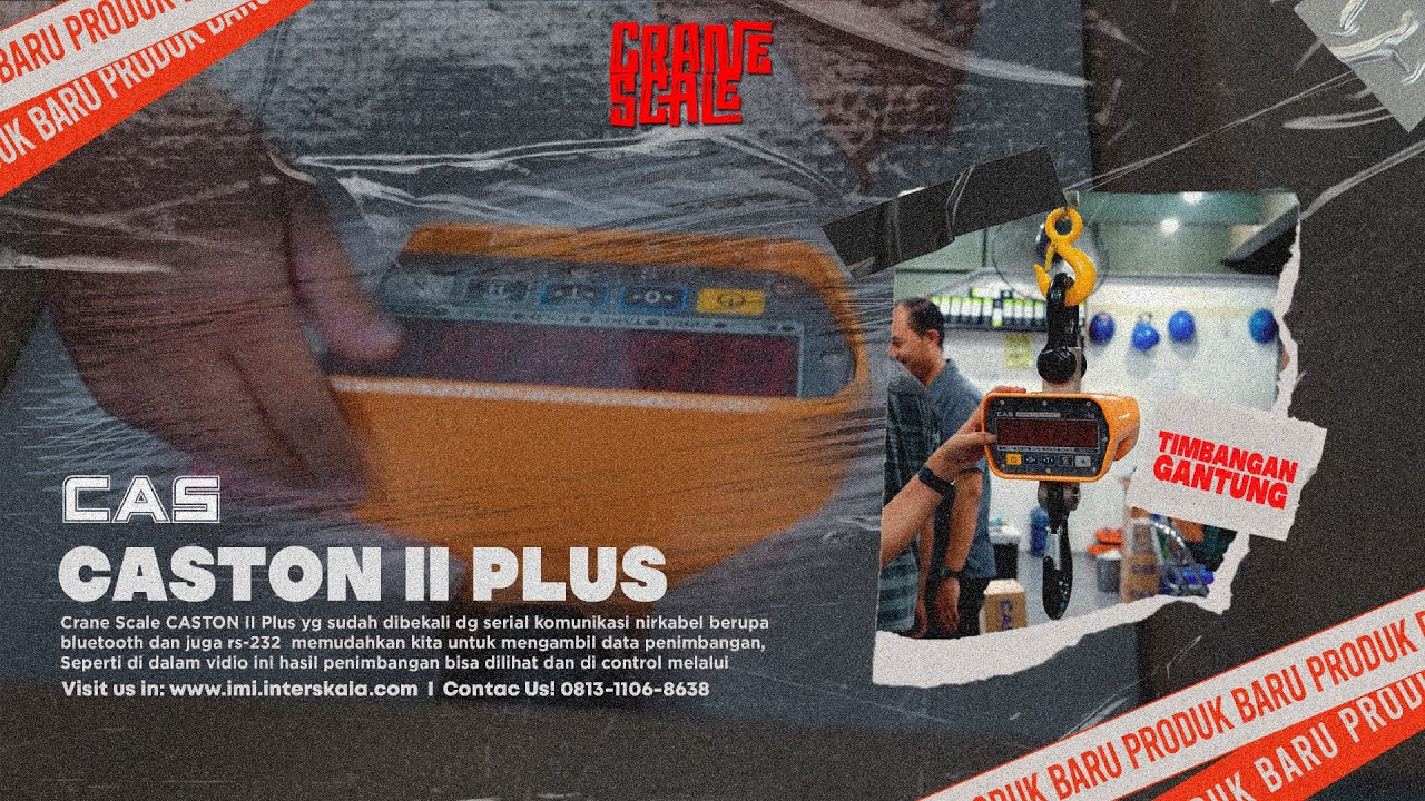 Timbangan gantung dengan serial komunikasi RS-232, Bluetooth dan WiFi # ...