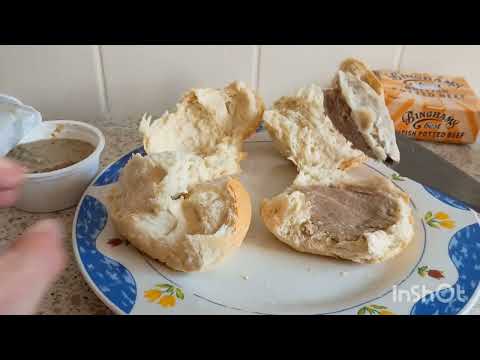87p Potted Beef Sandwiches with Cheese Back to the 80s
