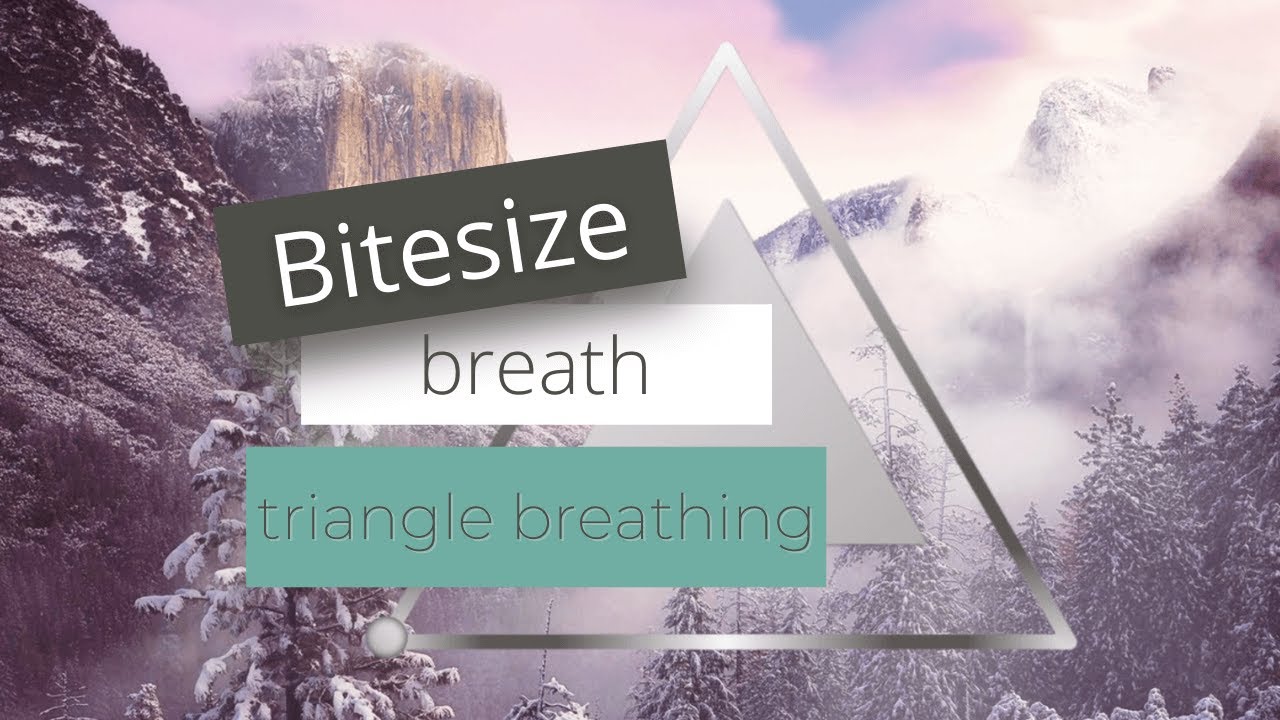 Bitesize Breath | Triangle Breathing | Lorna Green Yoga - YouTube