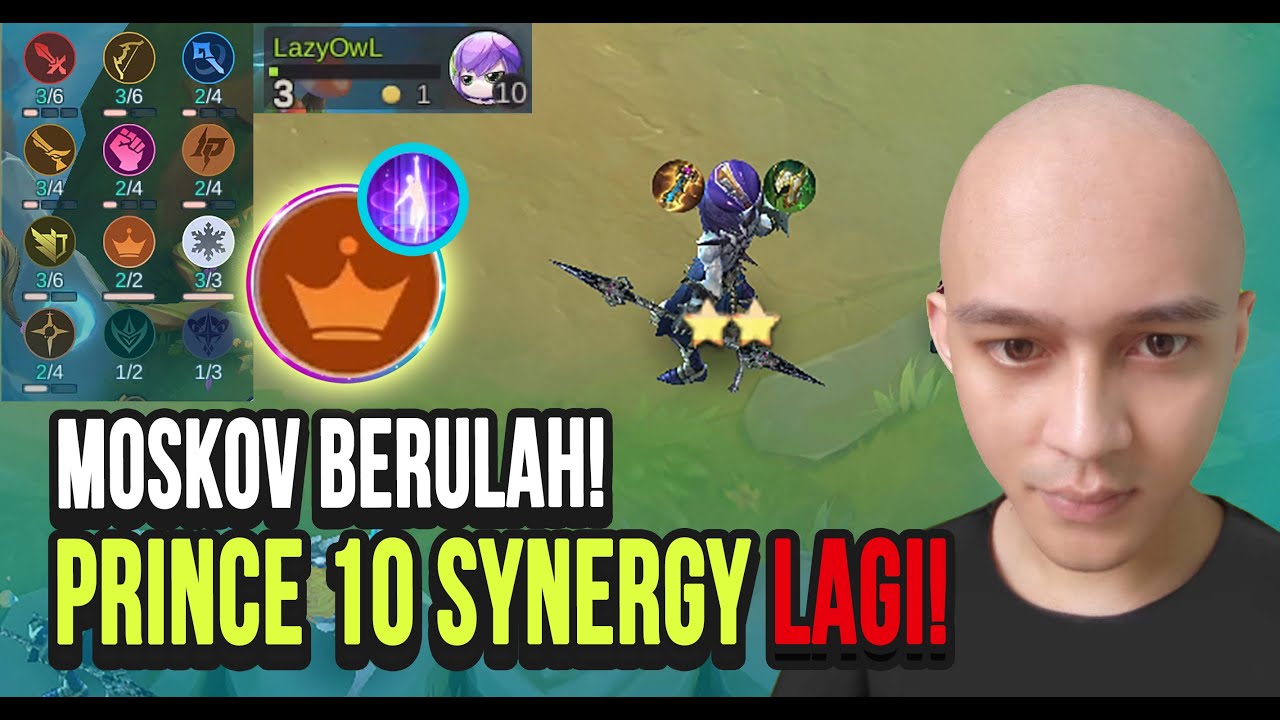 MOSKOV BIKIN COMEBACK! COMBO PRINCE 10 SYNERGY ! COMBO OP MAGIC CHESS ...