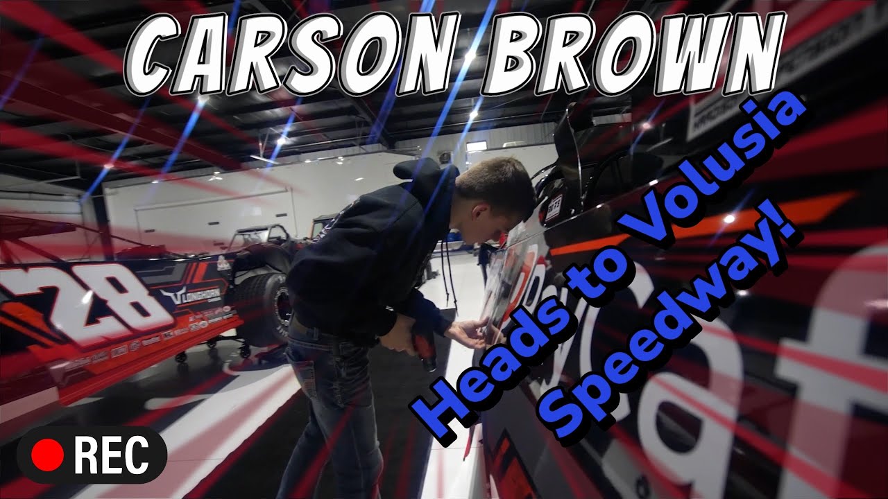 Episode 1 Carson Brown heads to Volusia Speedway with their Super Late ...