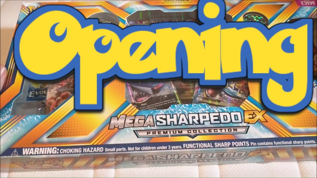Mega Sharpedo EX Box Opening - YouTube