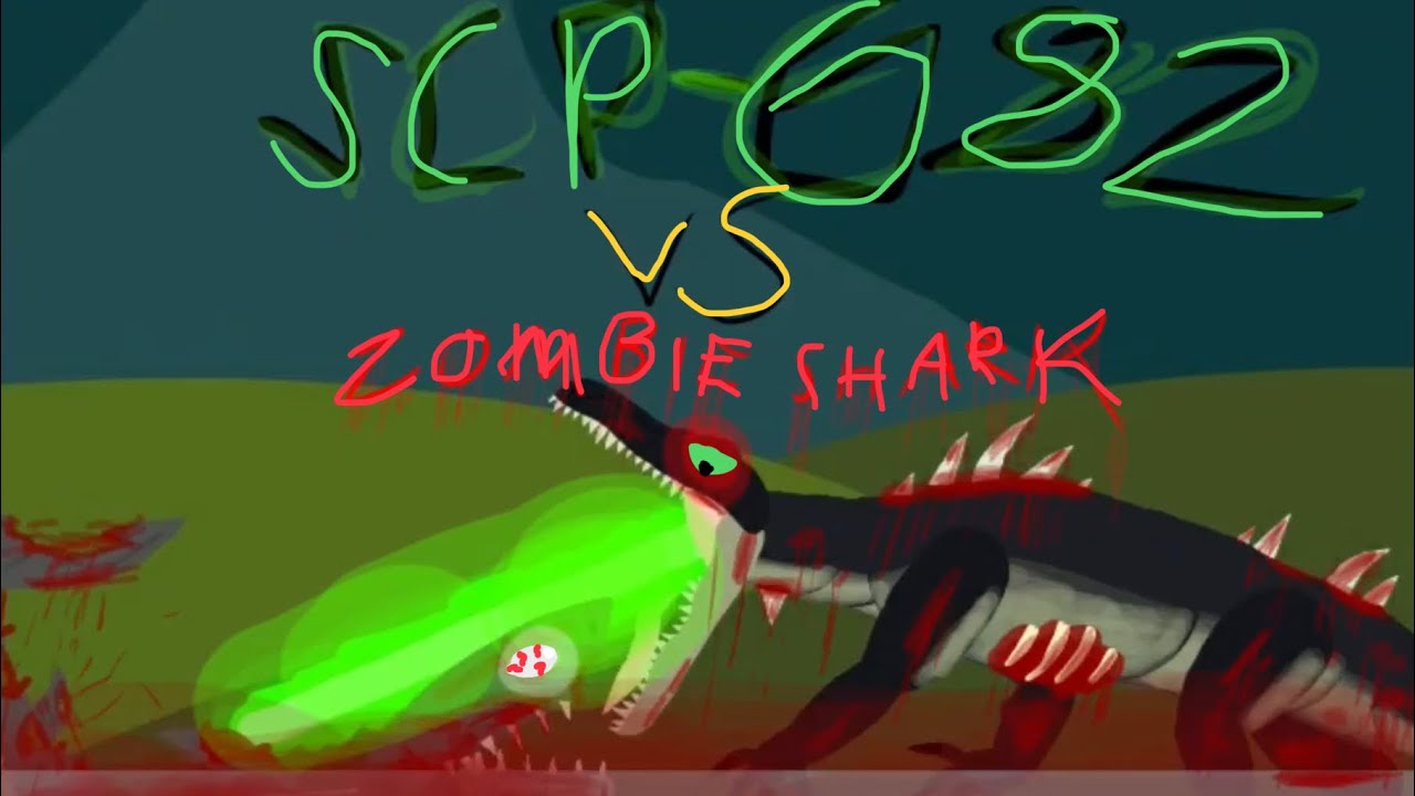 Scp 682 vs zombie shark (sticknodes animation) syfy vs scp - YouTube
