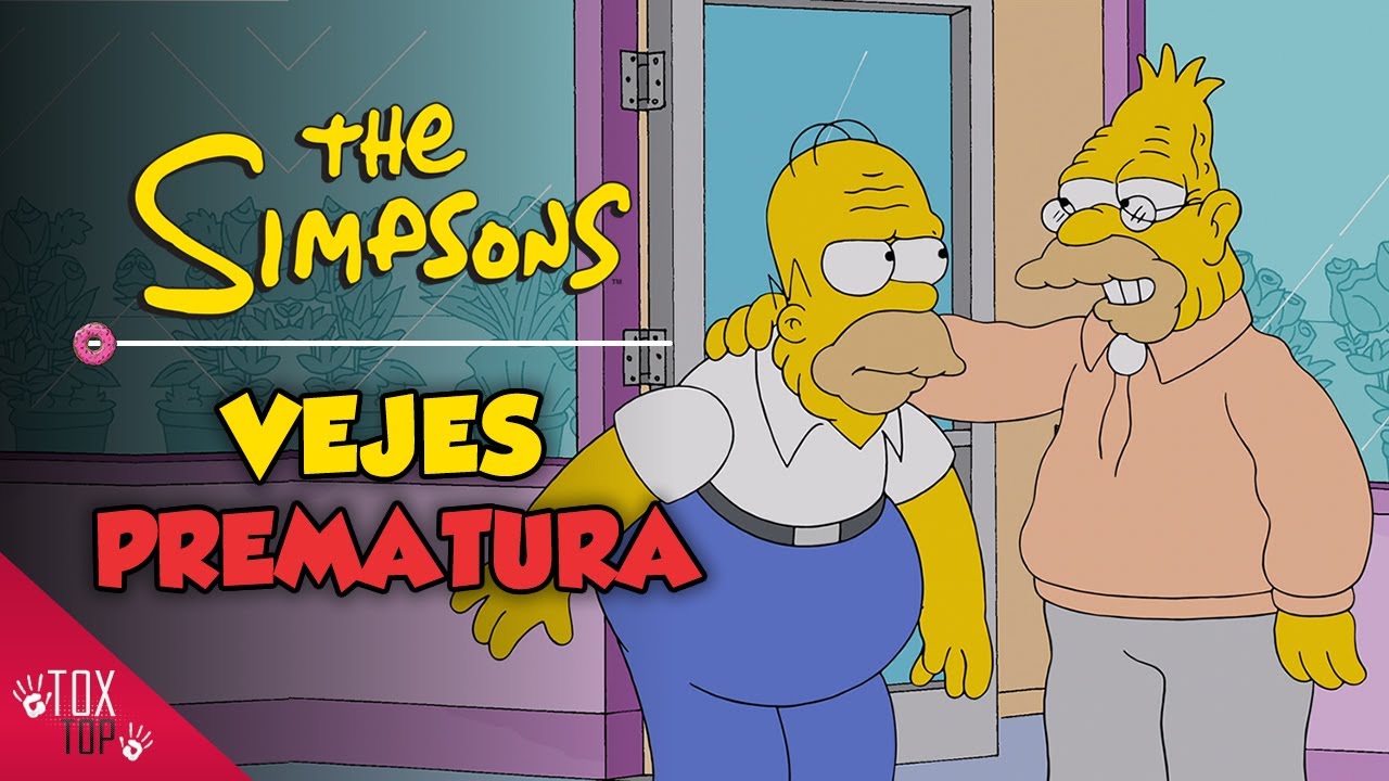 Homero envejece antes de Tiempo | Los Simpson - YouTube