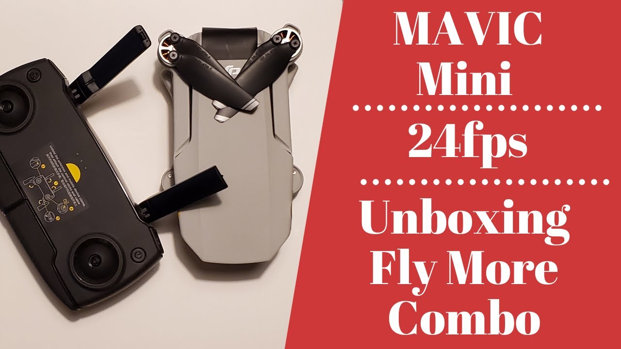 Mavic Mini Combo Unboxing and First Flight (24Fps) - YouTube