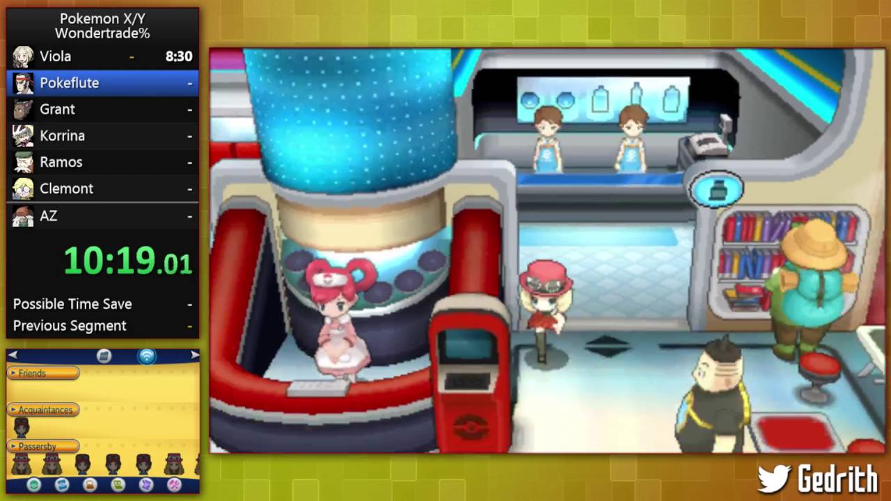 Pokemon X/Y Wonder Trade race in 4:46:48 - YouTube