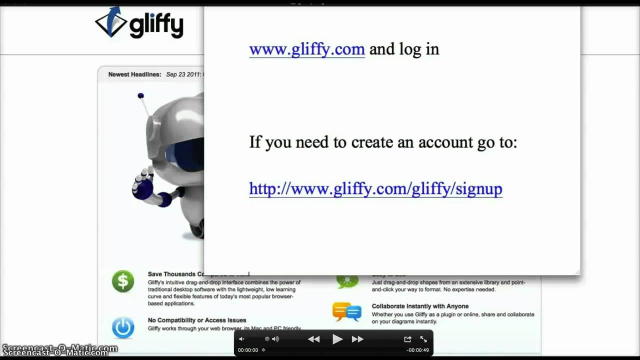 Gliffy free account - YouTube