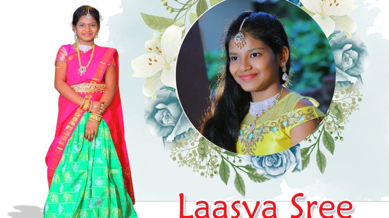 LASYA SRI || HALF SAREE CEREMONY (LIVE) || 24-01-2021 - YouTube
