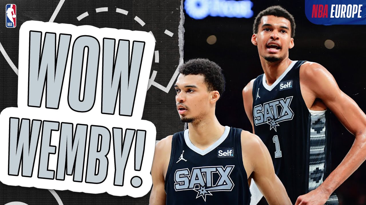 WOW Wemby 🔥 Victor Wembanyama makes MORE NBA history v Brooklyn Nets ...