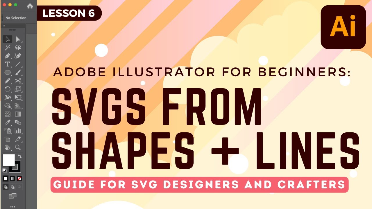 Adobe Illustrator: Simple SVGs with Shapes and Lines - YouTube