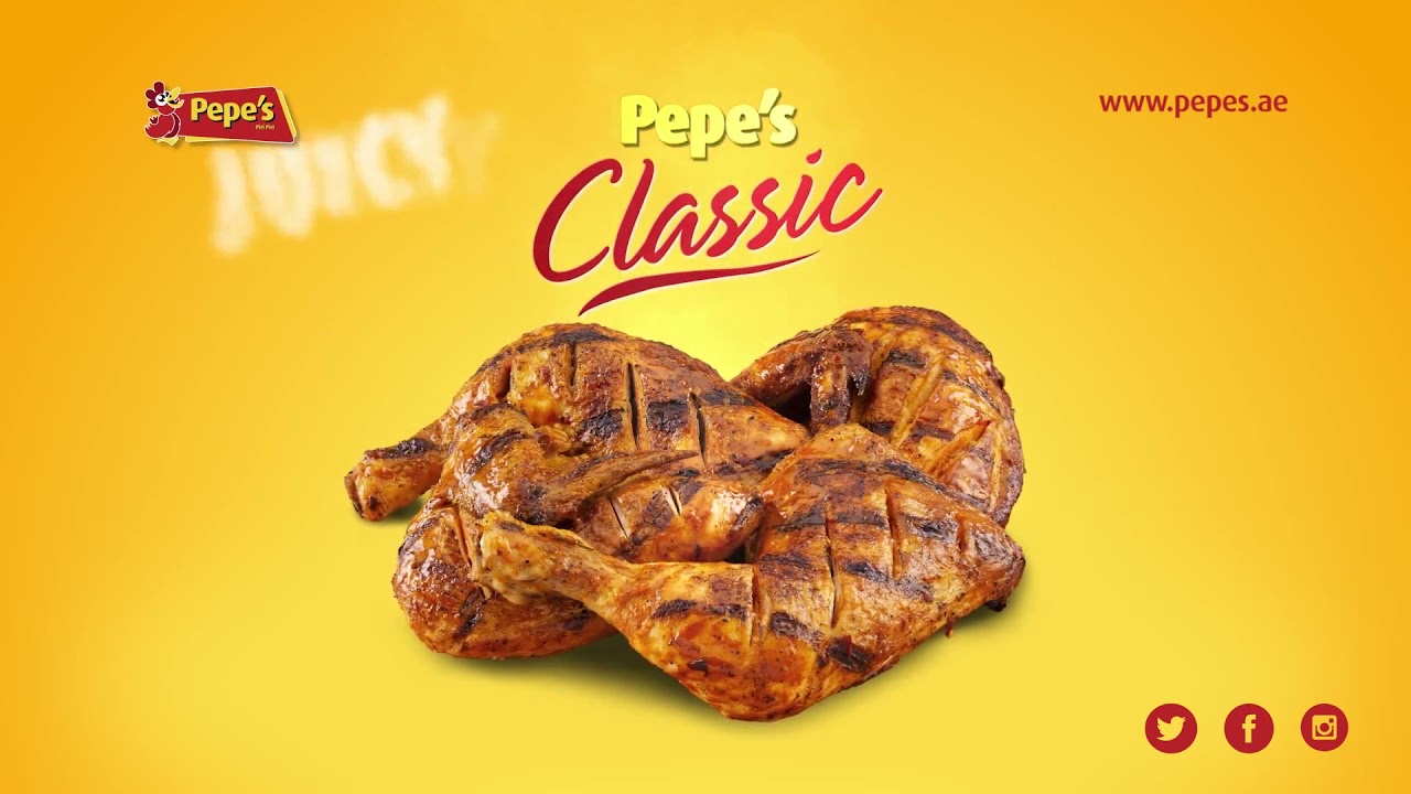 Arabic - Pepe's Classic Chicken Advert - YouTube