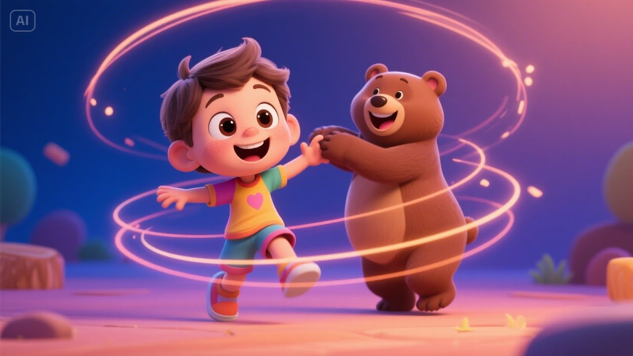 Clap Your Hands with Dancing Bears | Fun Dance Song for Kids | Clapping ...