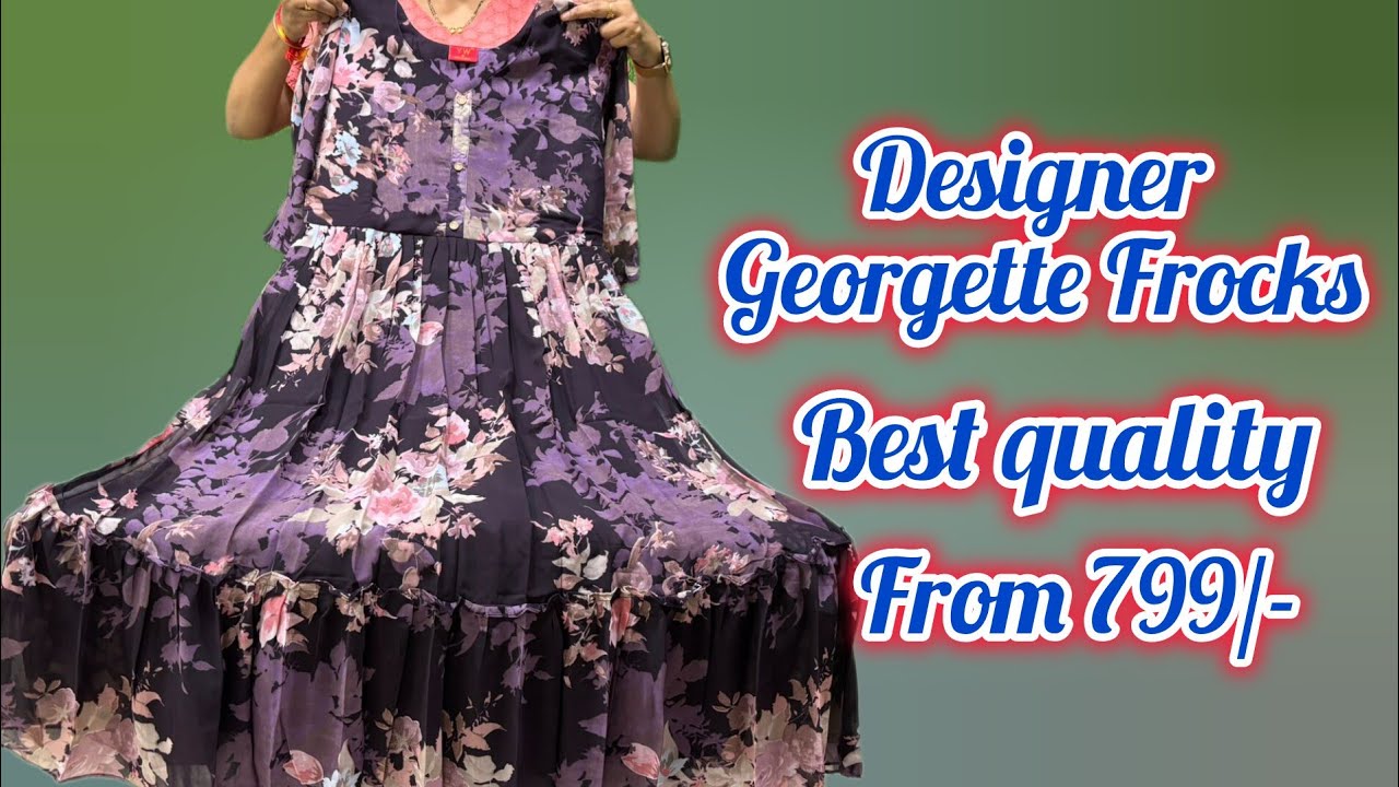 Designer cotton Frocks , Georgette frocks @ best price & Best quality ...