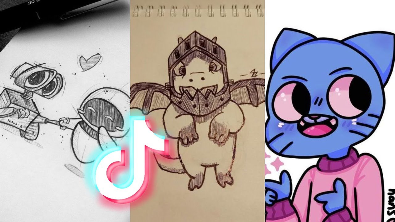 🖼️ 20 Minutes of Random Art TikToks 🎨 Best Drawing TikTok Compilation ...