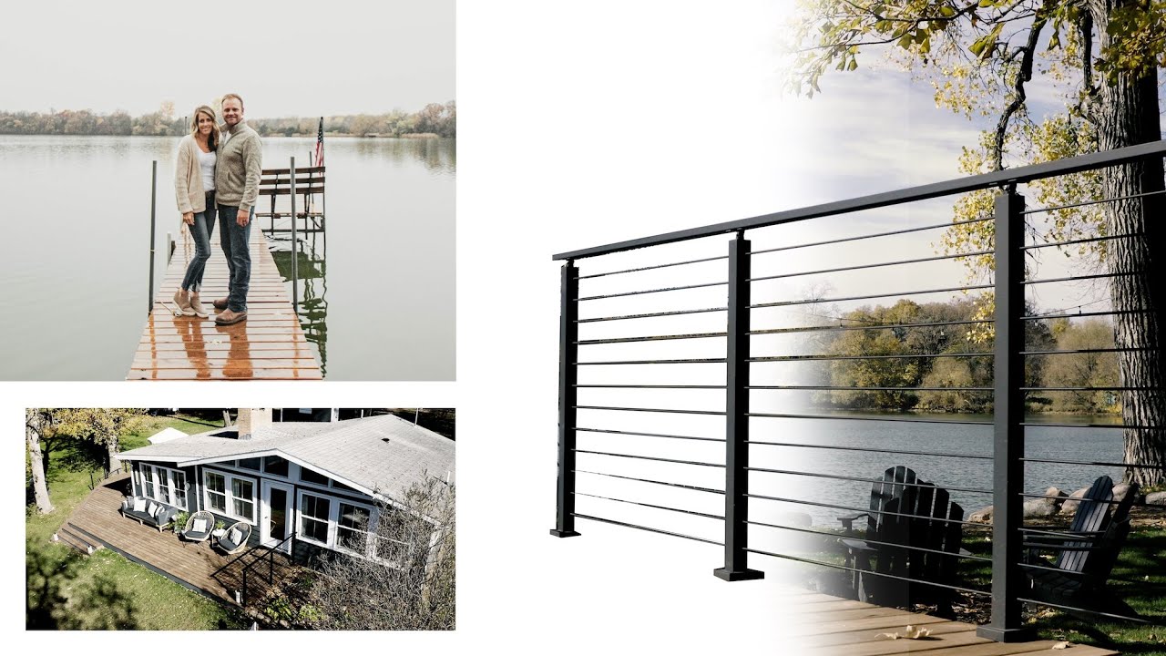 Modern Deck Railing Inspiration with @PRVBSTHIRTYONEGIRL - YouTube