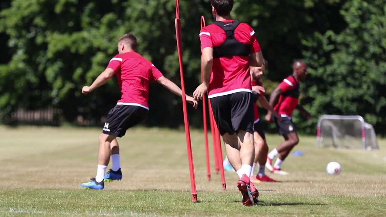 Wrexham AFC 1st training session of 2018/19 season - YouTube